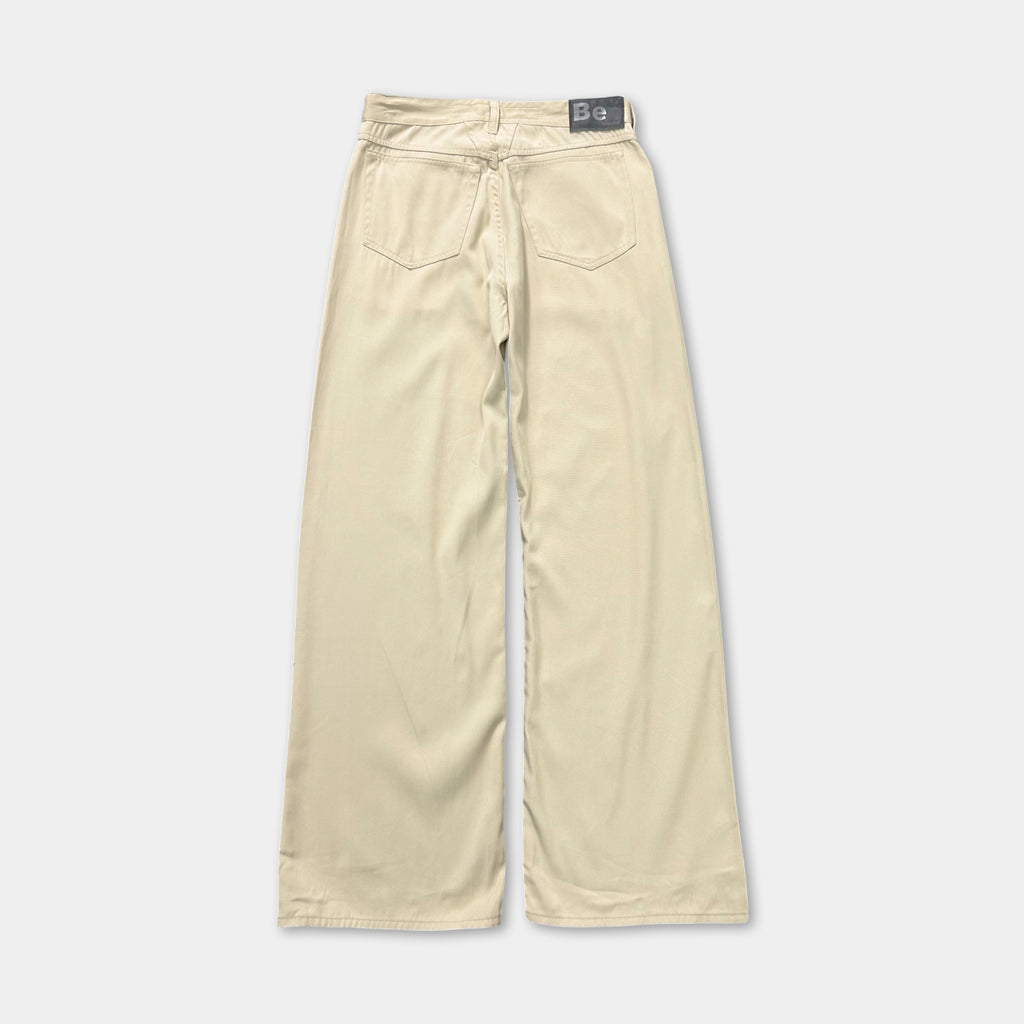 Marithé + François Girbaud Beige Wide Pants – Yabang